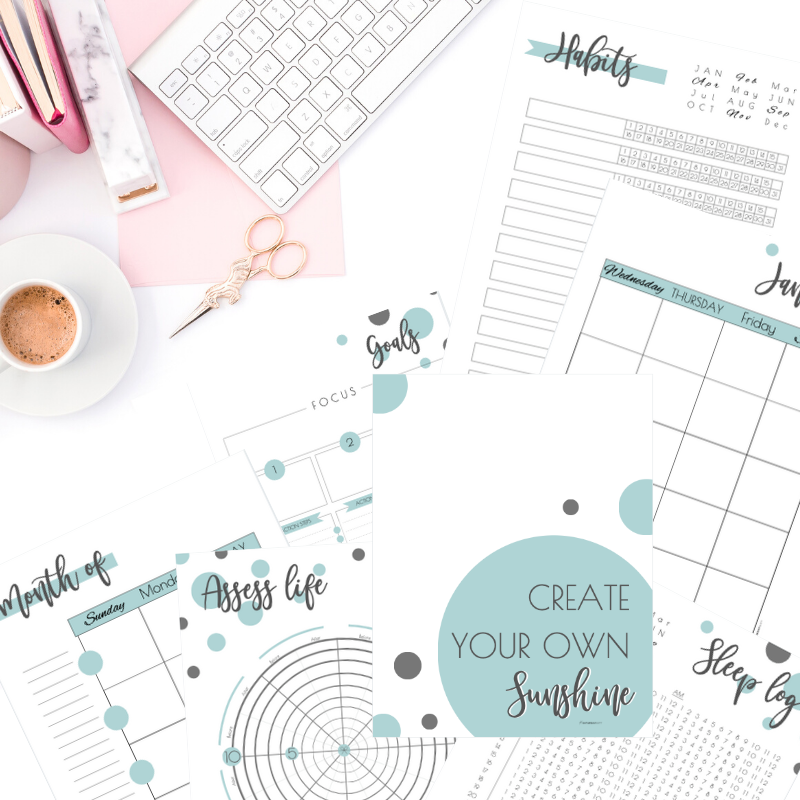 BUNDLE: Feel-Good Goals & Plans -Planner Bundle (Blank calendars ...