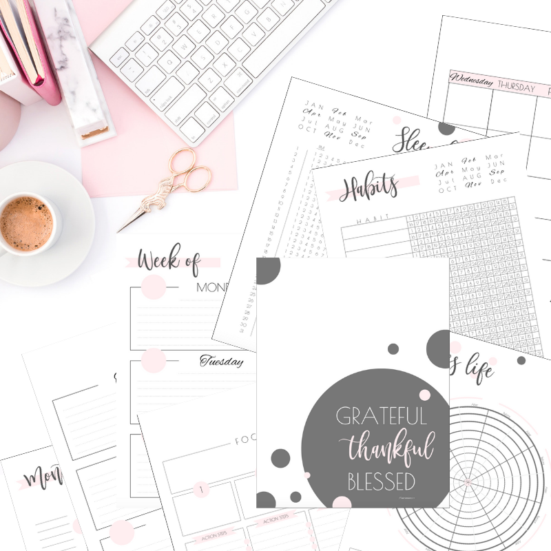 BUNDLE: Feel-Good Goals & Plans -Planner Bundle (Blank calendars ...